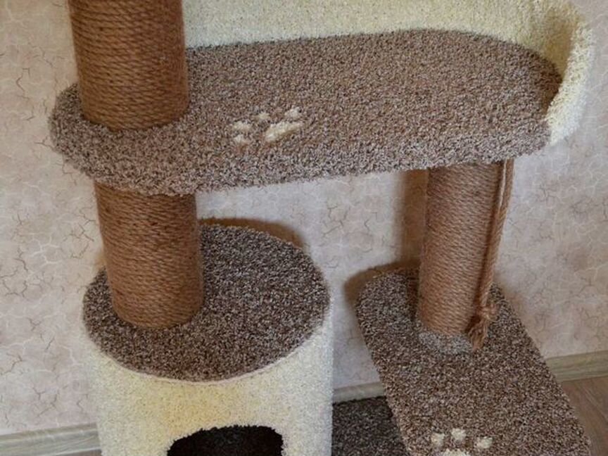 Когтеточка, столбик, домики, лежанка,котенка,кошка