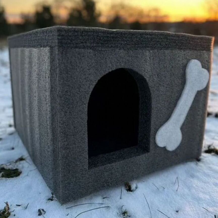 Будка для собак, кошек теплая