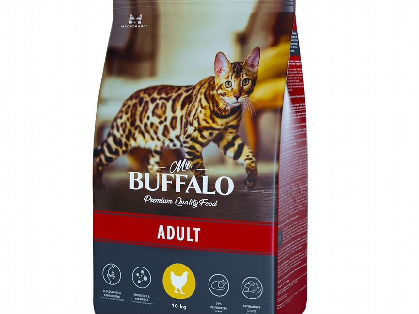 Сухой корм для кошек Mr.Buffalo