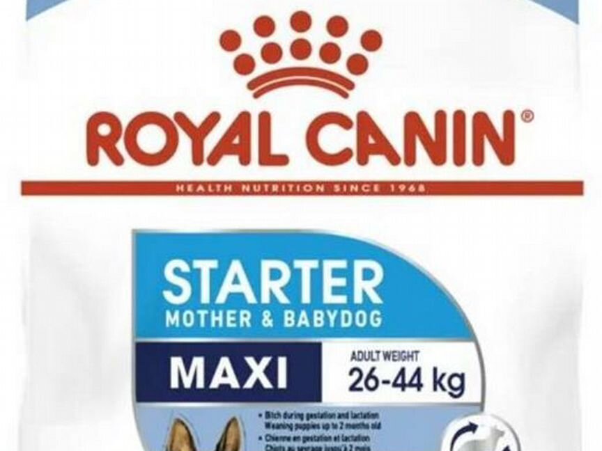Maxi Starter mother&babydog 18 кг роял канин royal