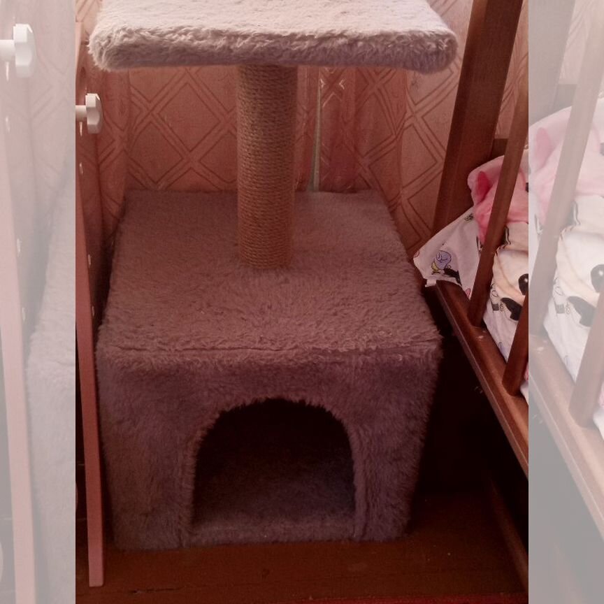 Когтеточка домик для кошки