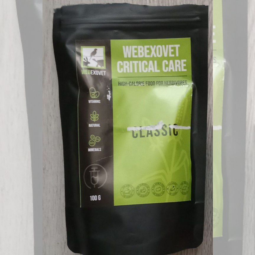 Webexovet critical care