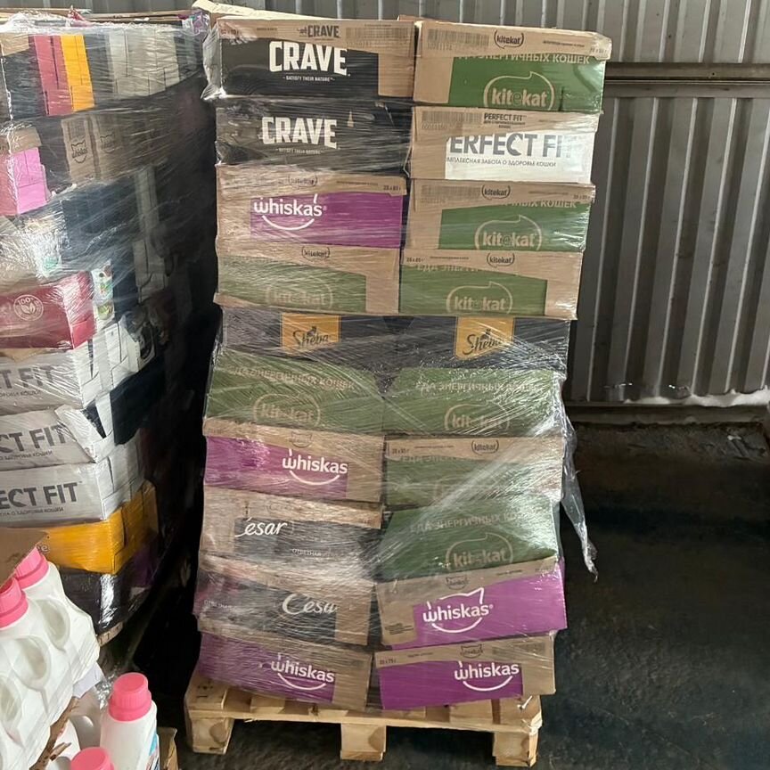 Влажный корм оптом опт пачки пакеты