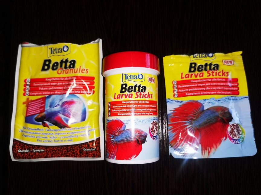 Корм для рыб петушков