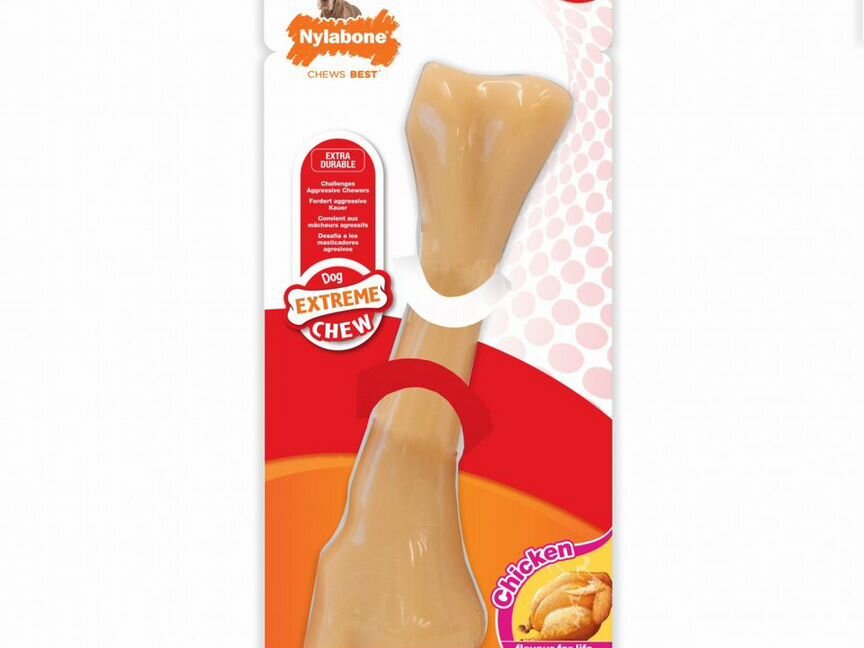Nylabone супер-косточка экстра-жесткая с ароматом