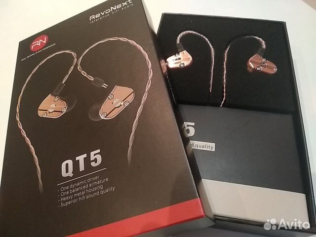 Гибридные наушники Revonext QT5 купить в Москве | Электроника | Авито