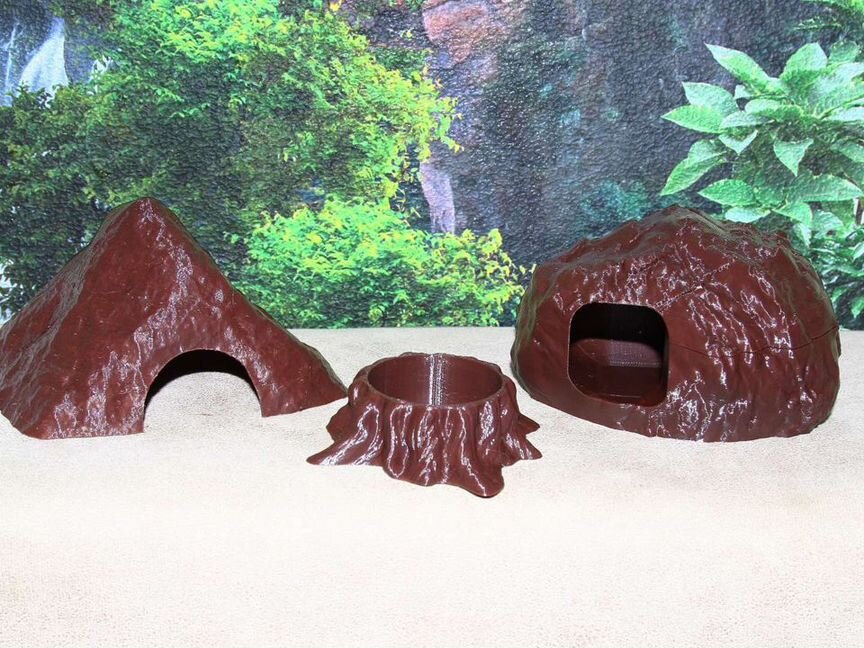 Террариум, домик, поилка