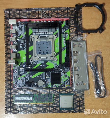 Материнская плата LGA 2011 x79 + 2650v2 + 16Gb купить в Йошкар-Оле с ...