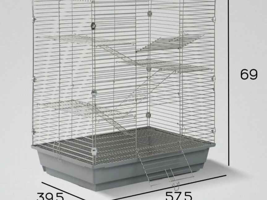 Клетка для грызунов (2 крысомальчиков)