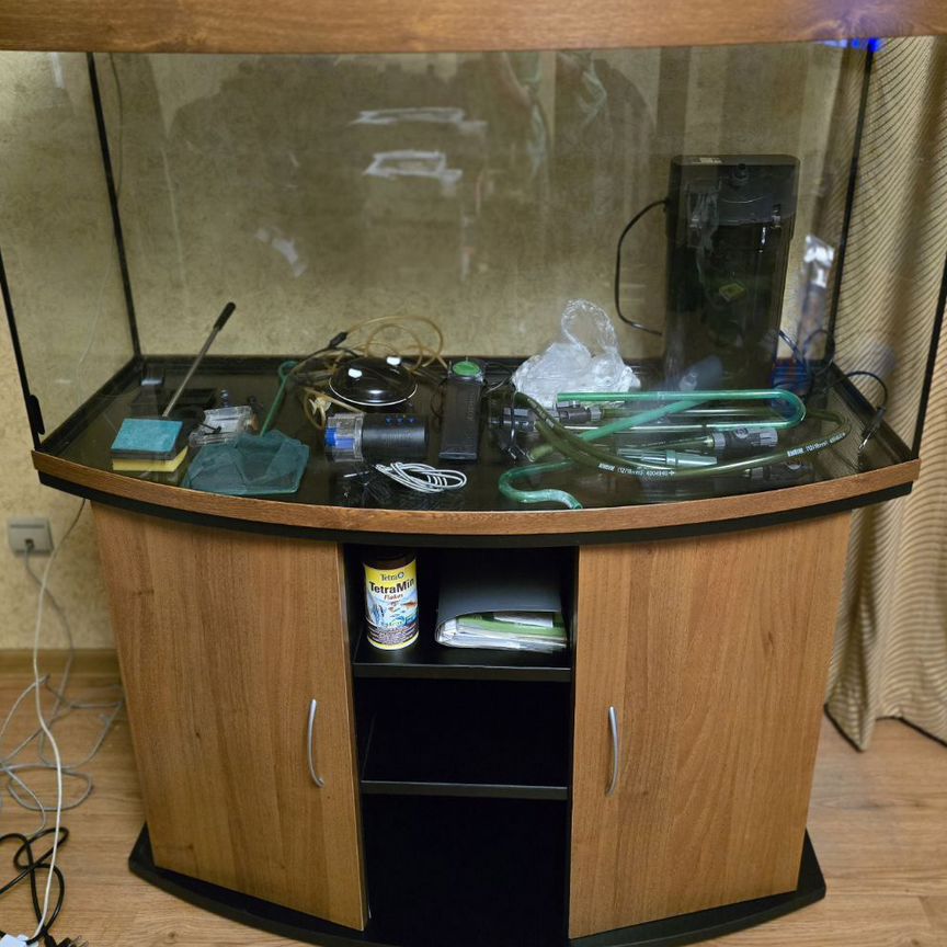 Аквариум с тумбой biodesign panorama 280