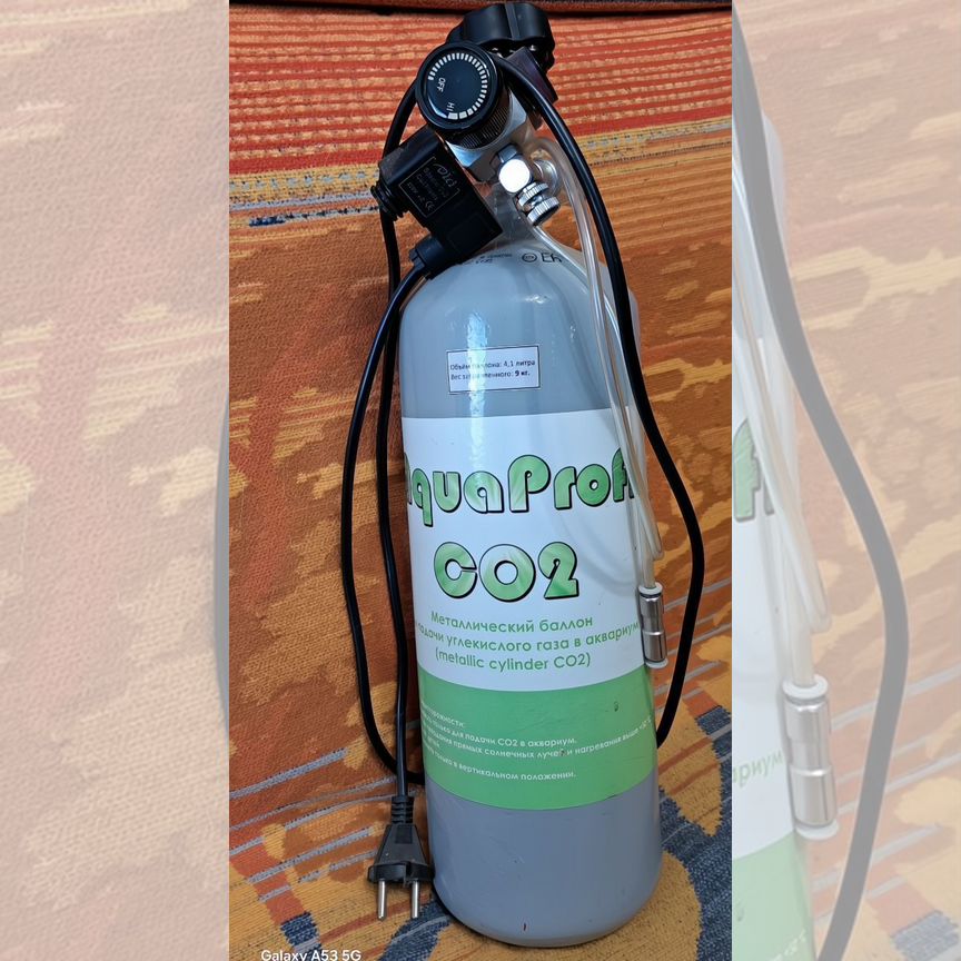 Комплект подачи Co2 в аквариум