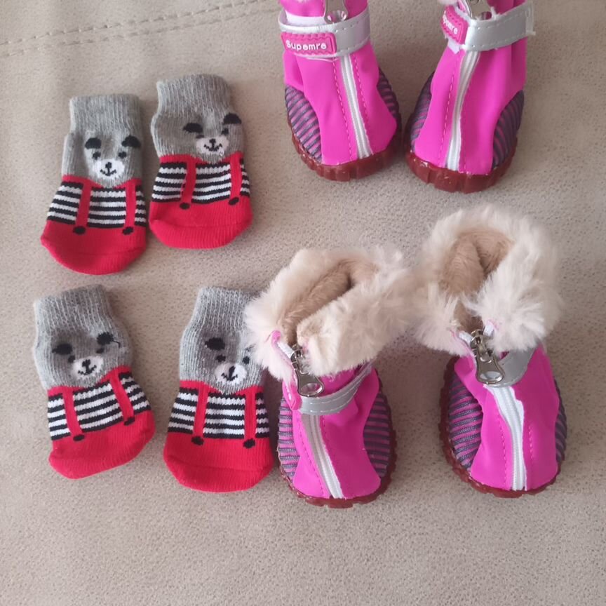 Обувь и носочки для собачки