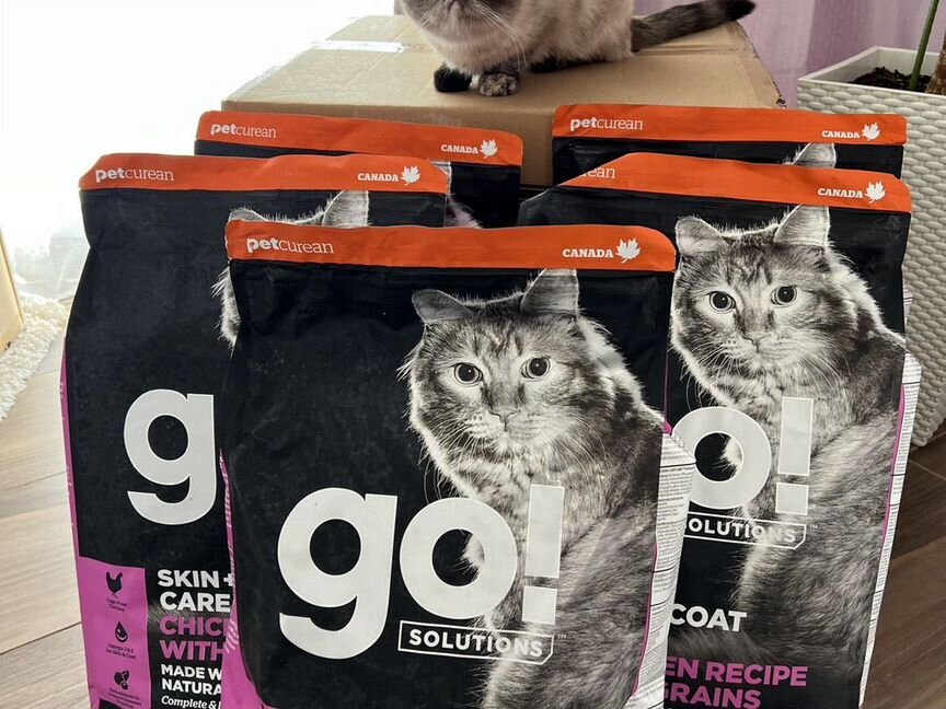 Корм GO Solutions Skin Coat Care, курица, 7.26 кг