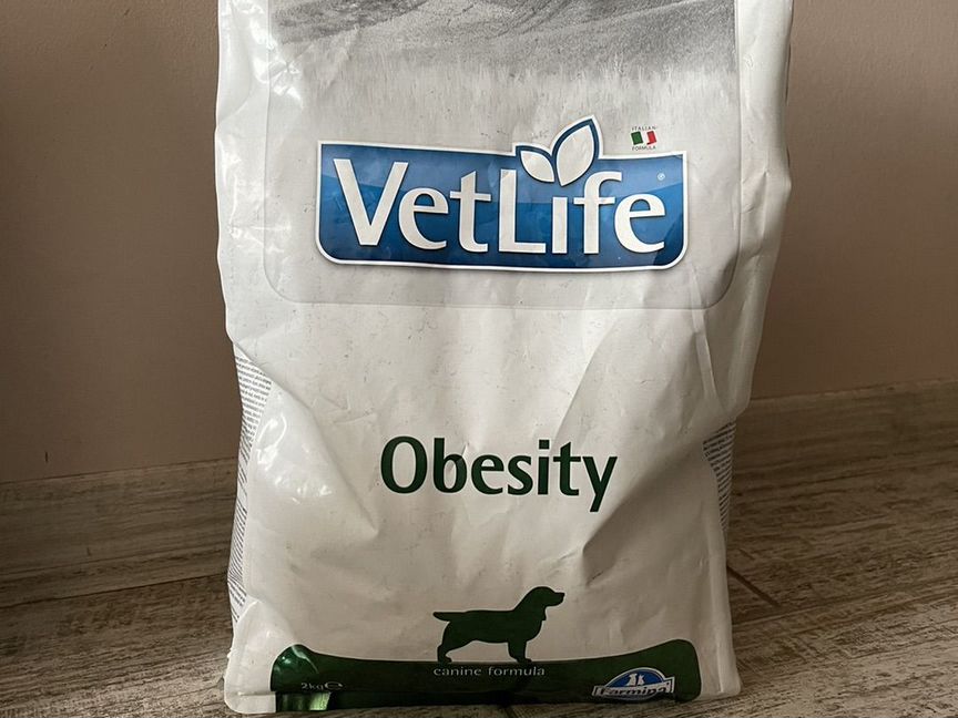 Корм VetLife Obesity ветеринарный