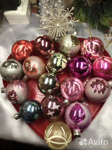 Шары Елочные игрушки СССР купить в Омске | Товары для дома и дачи | Авито