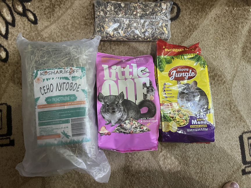 Корм для шиншил