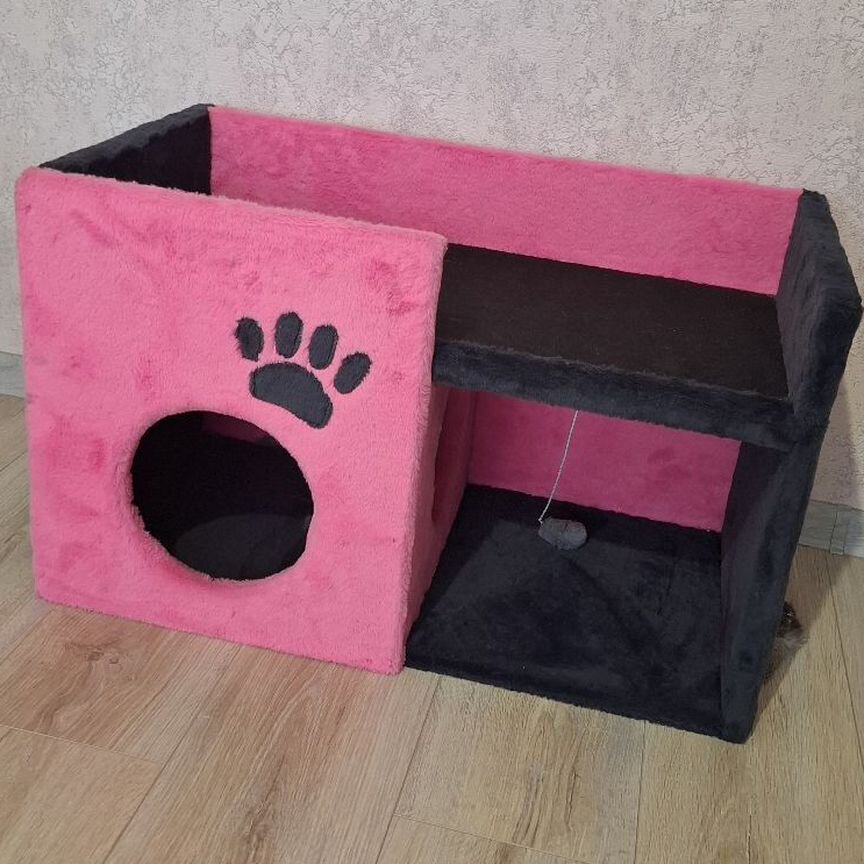 Домик для кошки с когтеточкой