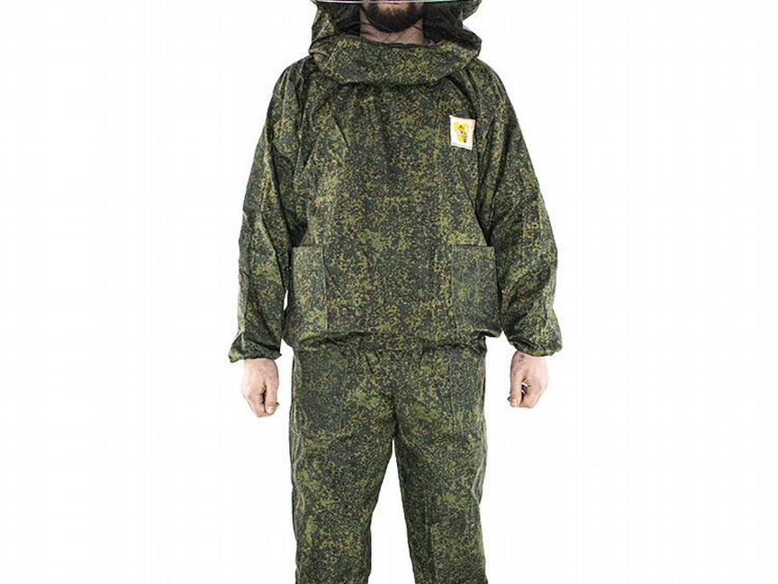 Костюм пчеловода камуфляж с сеткой (хб, без молнии