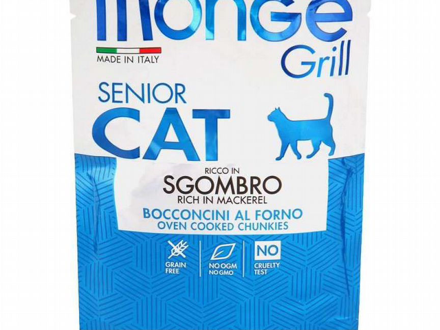 Monge Cat Grill Влажный корм для пожилых кошек