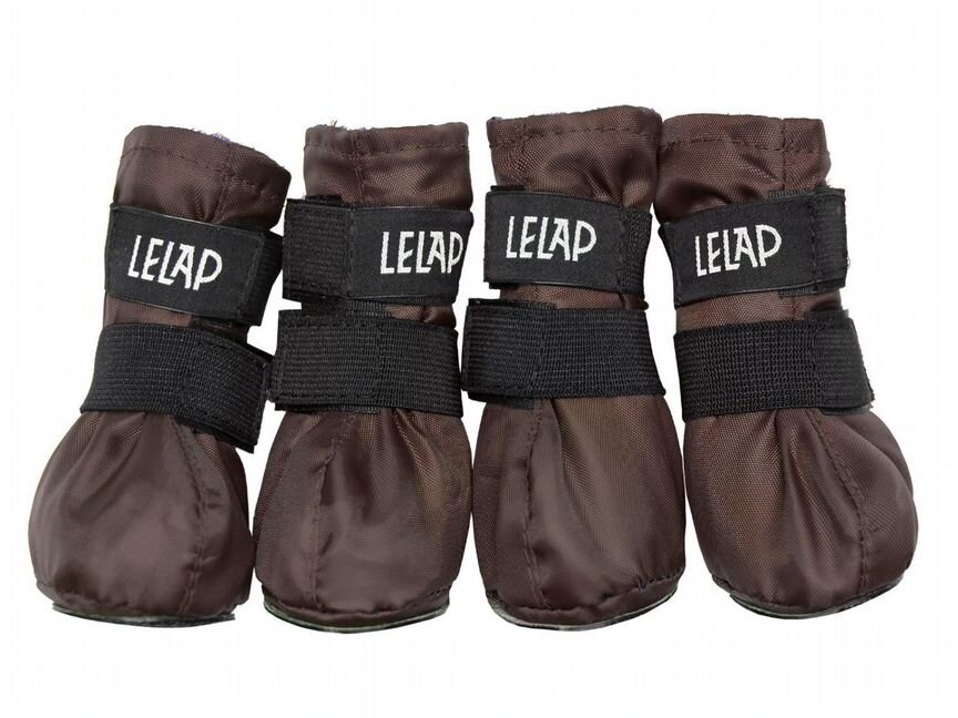 Lelap одежда сапожки для собак "Ursa", темно-корич