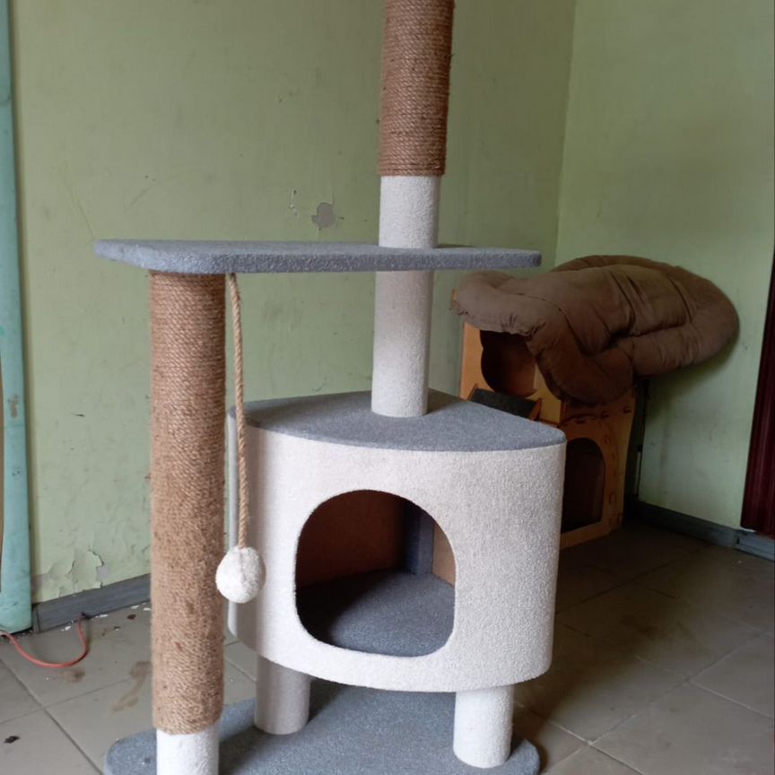 Когтеточка, домик для кошки