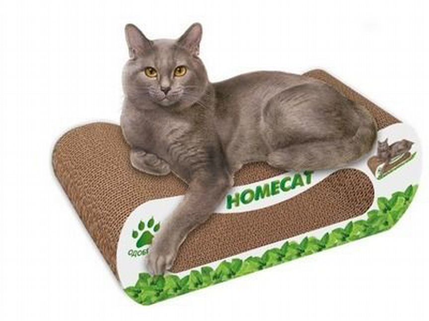 Когтеточка homecat Мятная Волна Большая 61х25х20см