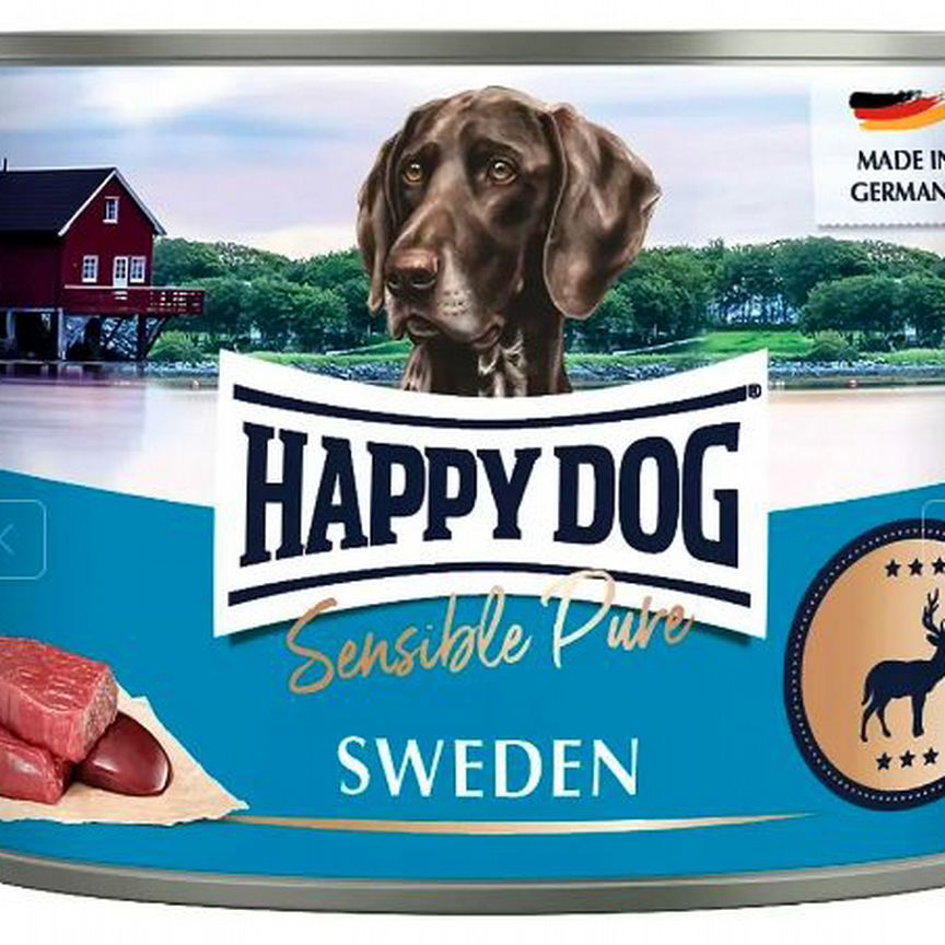 Корм Happy Dog Sensible Pure Sweden Дичь 400 г