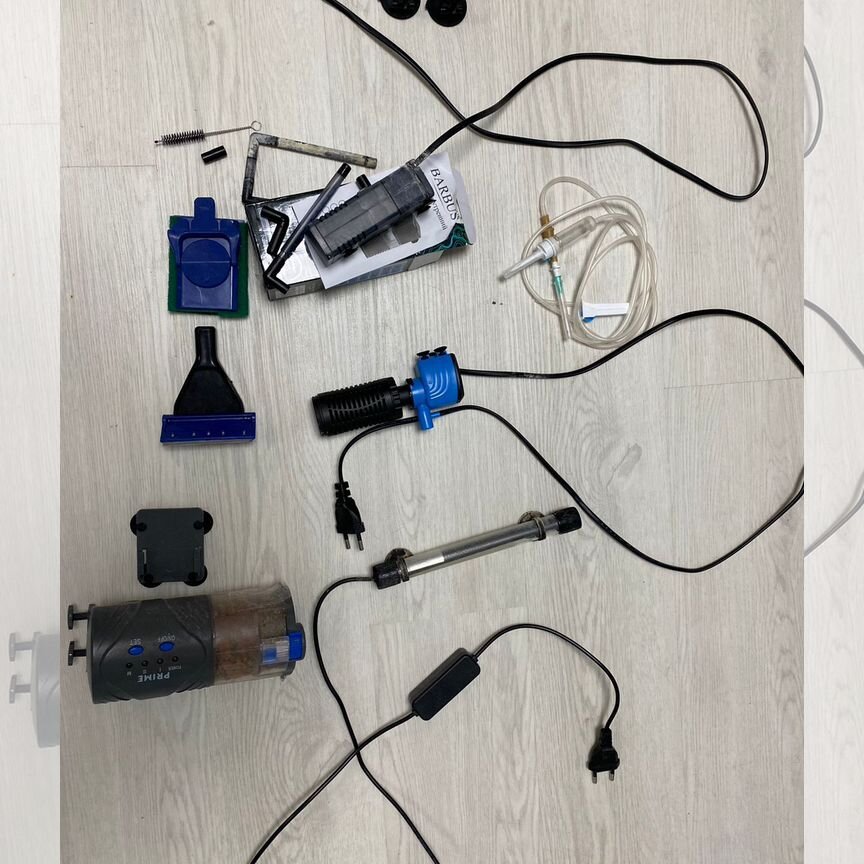 Аквариумный аэратор, кормушка, фильтр