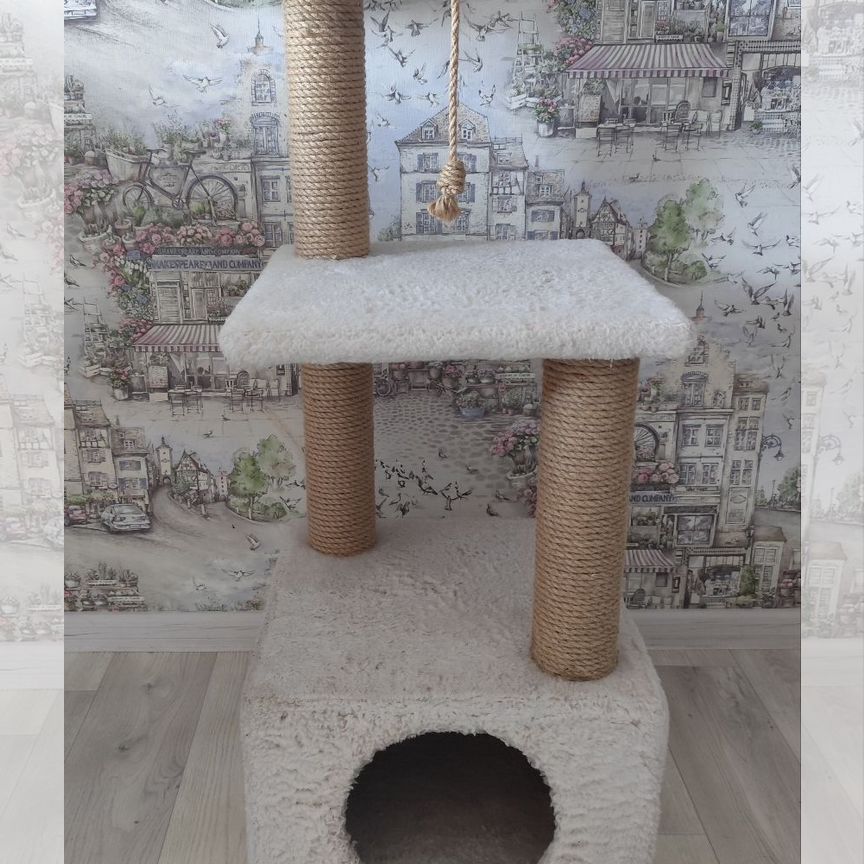 Домик для кошки с когтеточкой