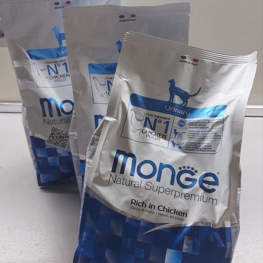 Корм Monge Urinary дял кошек