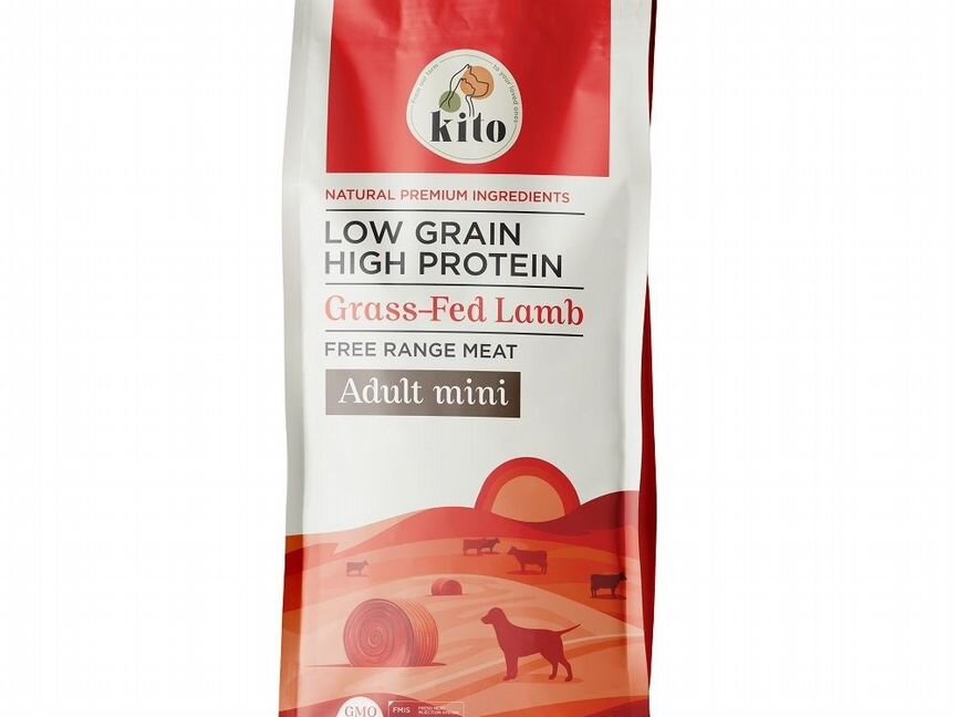 Kito для взрослых мелких собак с ягненком свободно