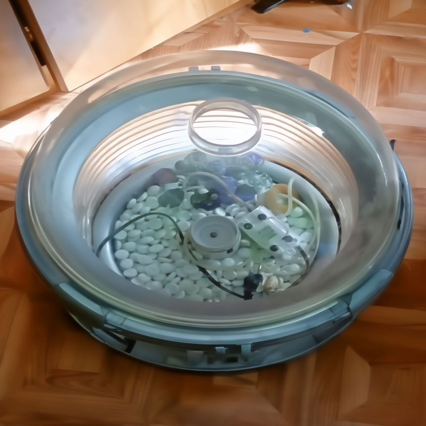Аквариум с фильтром для рыбок