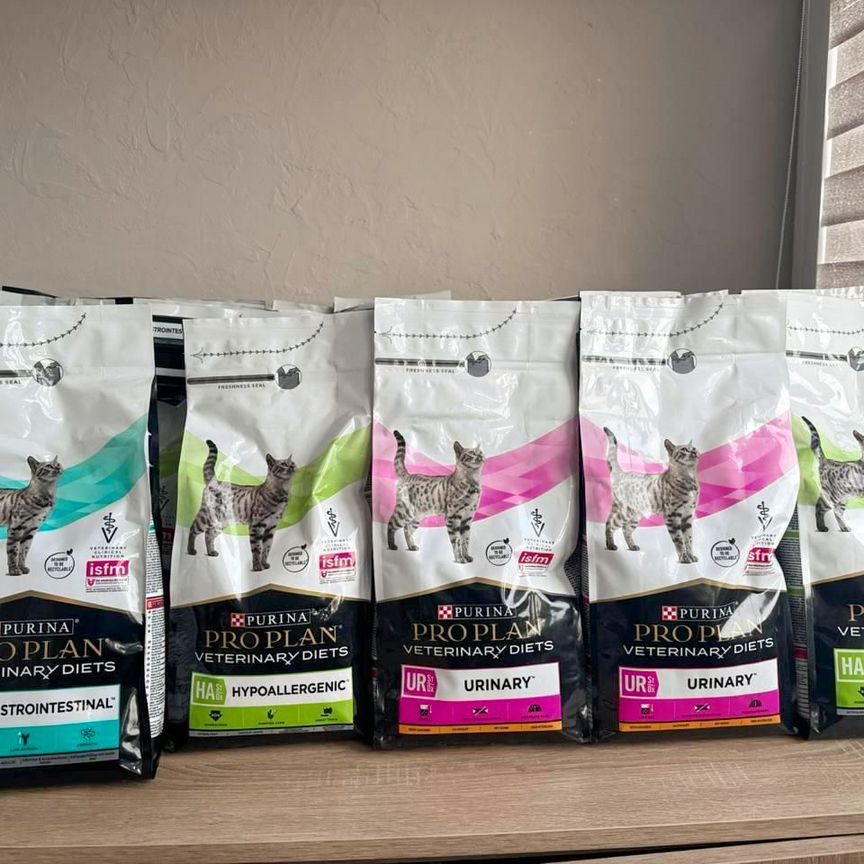 Корм для кошек purina PRO plan вся линейка