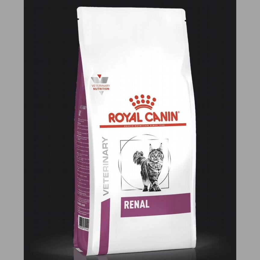 Корм для кошек royal canin renal 2 кг франция