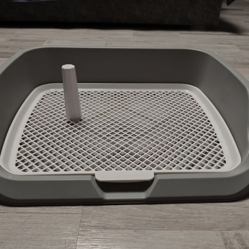 Лоток для собак со столбиком