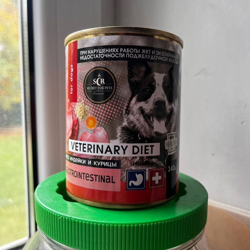 Влажный корм для собак гастро