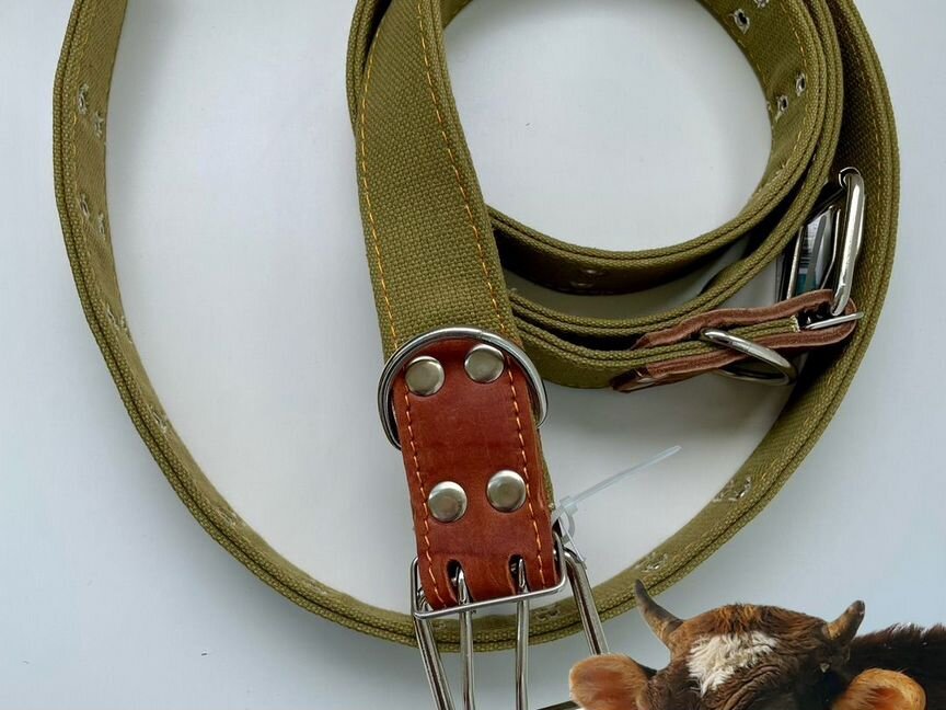 Ошейники двойной брезентовый 45мм для телят