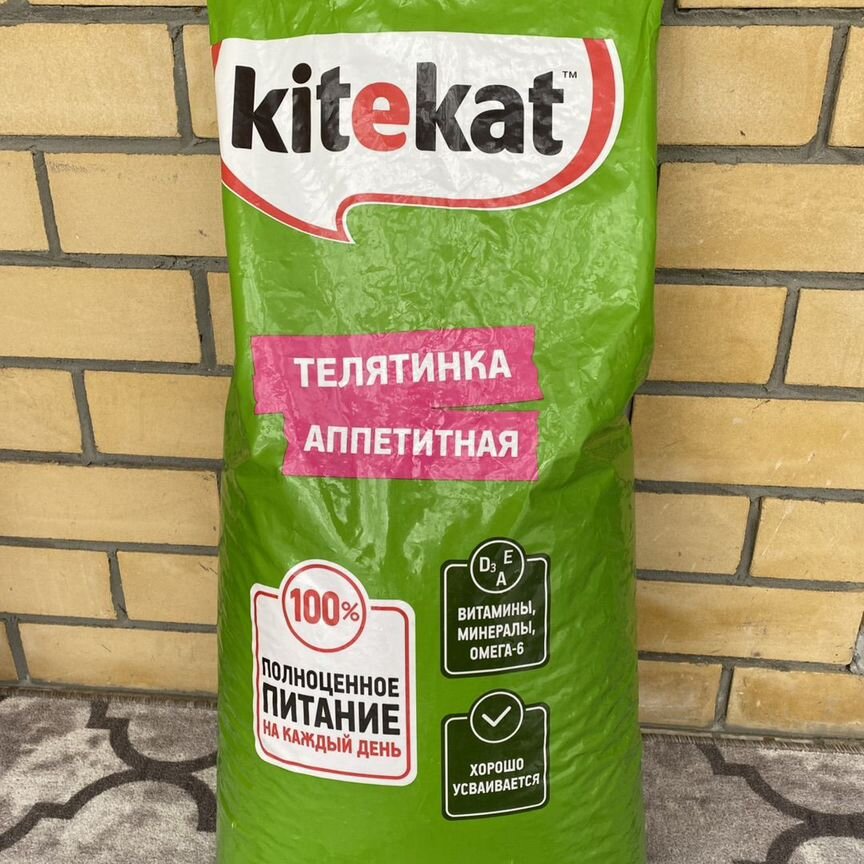 Корм для кошек китикет 15 кг