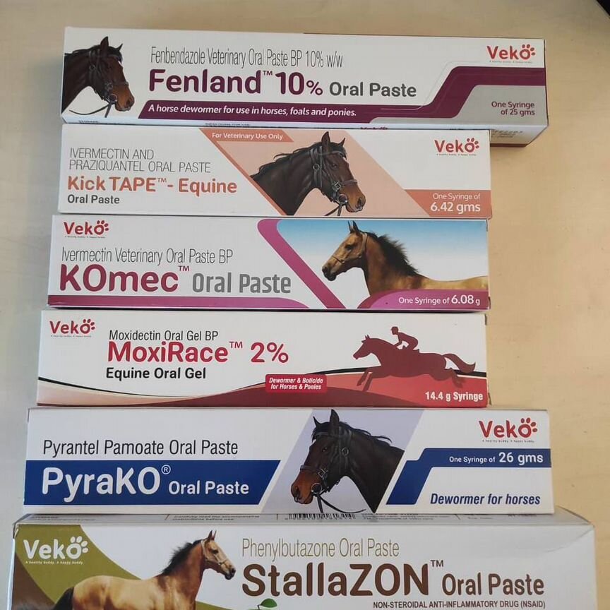 Пасты для лошадей