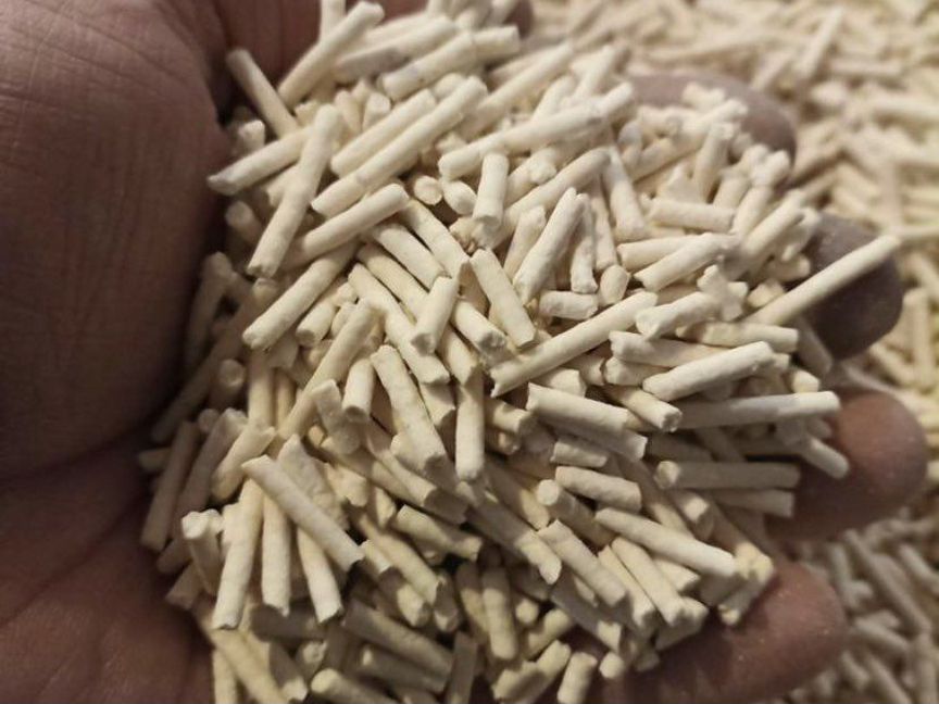 Тофу, комкующийся наполнитель