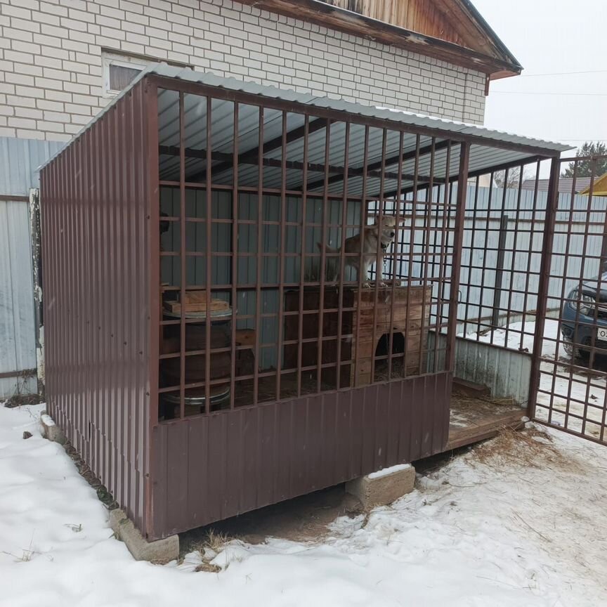 Вольер для собак уличный 3*2м