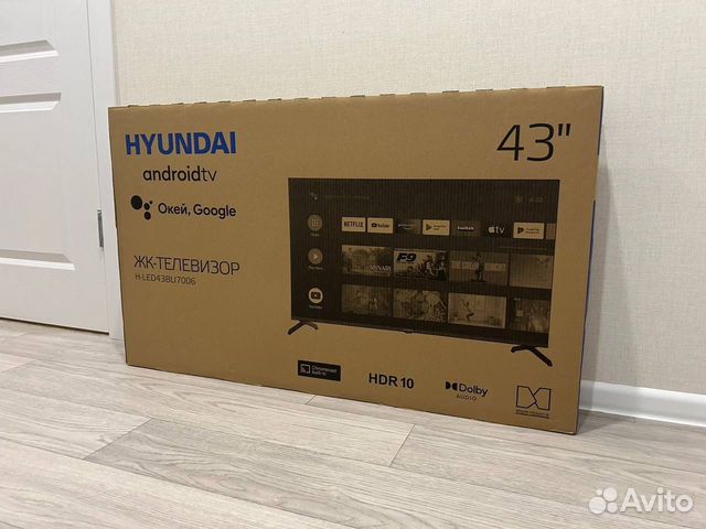 Телевизор Hyundai H-LED43BU7003, 43"(109 см), 4K купить в Набережных ...
