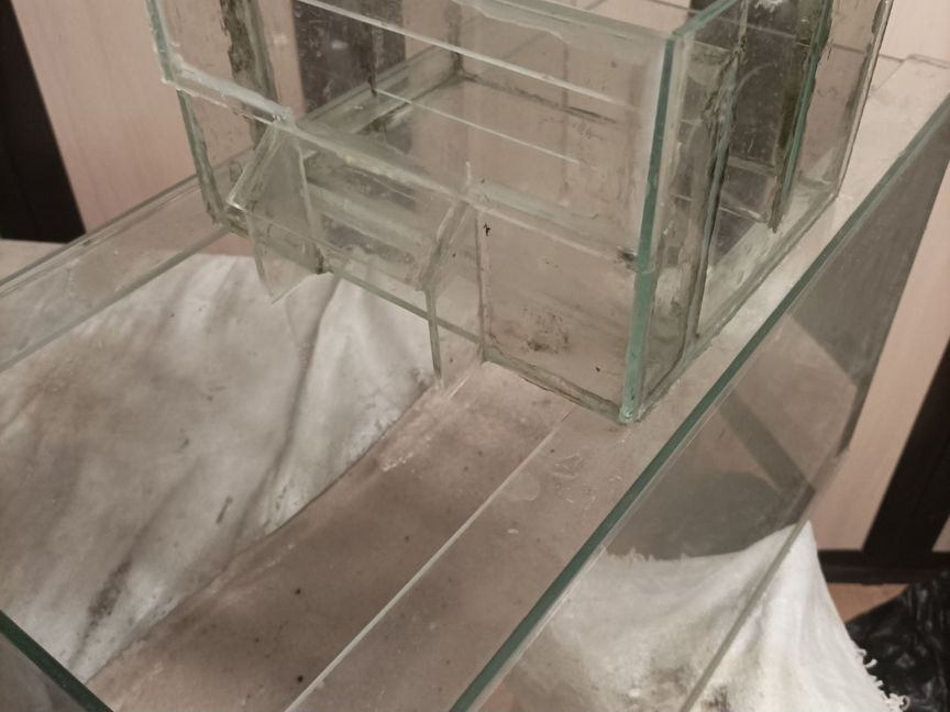 Аквариум+биофильтр и кварцевый песок