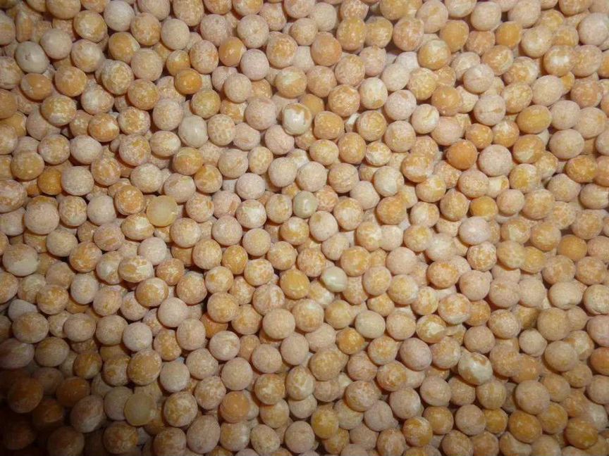 Горох в мешках