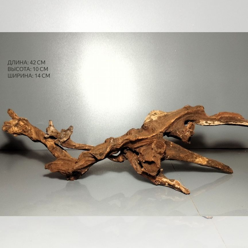 Коряга мангровая для аквариума 42*14*10 вк26
