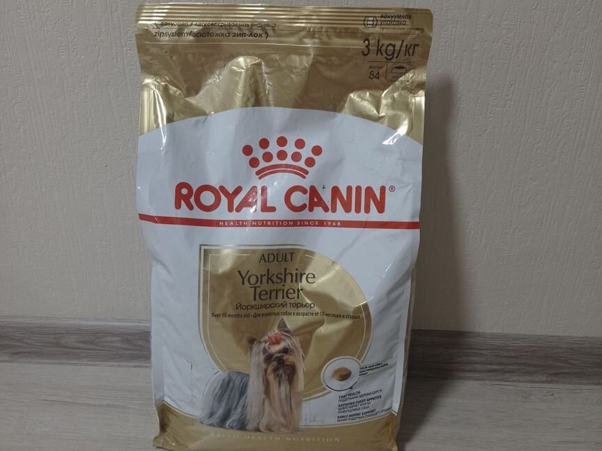 Royal canin Yorkshire Terrier adult 3 кг новый