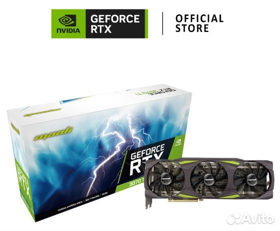 Видеокарта Manli RTX 3070 TI 8GB 256-bit купить в Калининграде ...