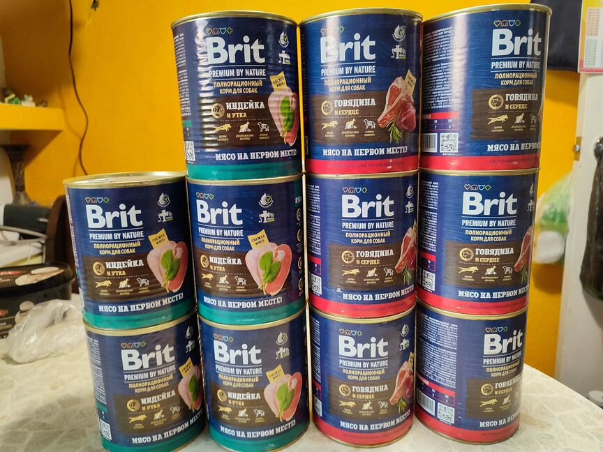 Влажный корм Brit Premium by Nature для собак