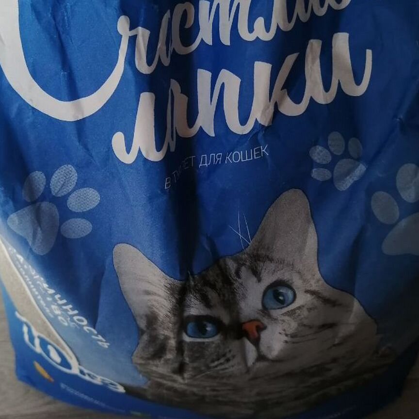 Наполнитель комкующийся для кошачьего туалета