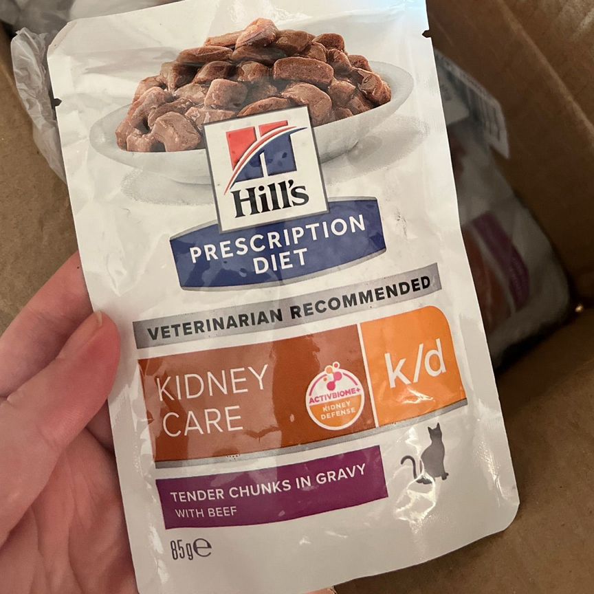 Корм для кошек hills лечебный, для почек, kidney
